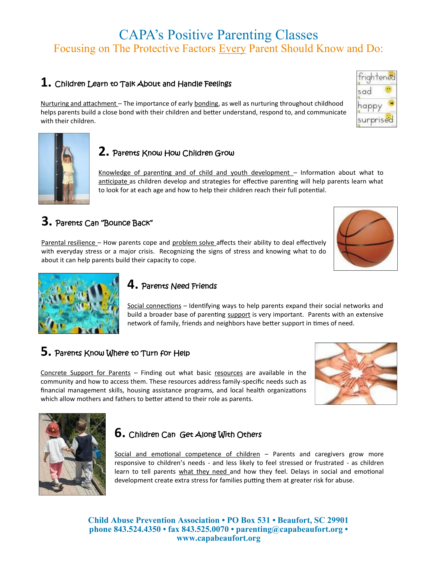 CAPA Beaufort | Parenting Classes